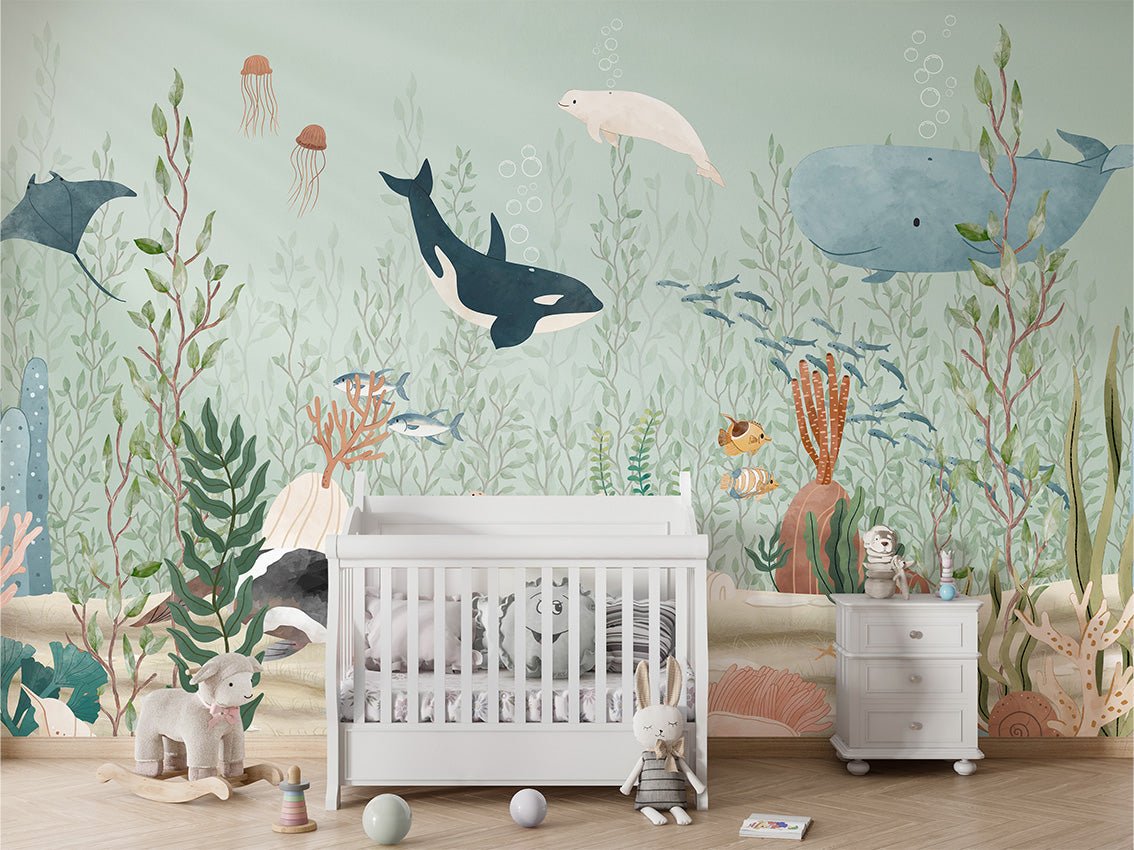 Sea world baby wallpaper - Muralconcept